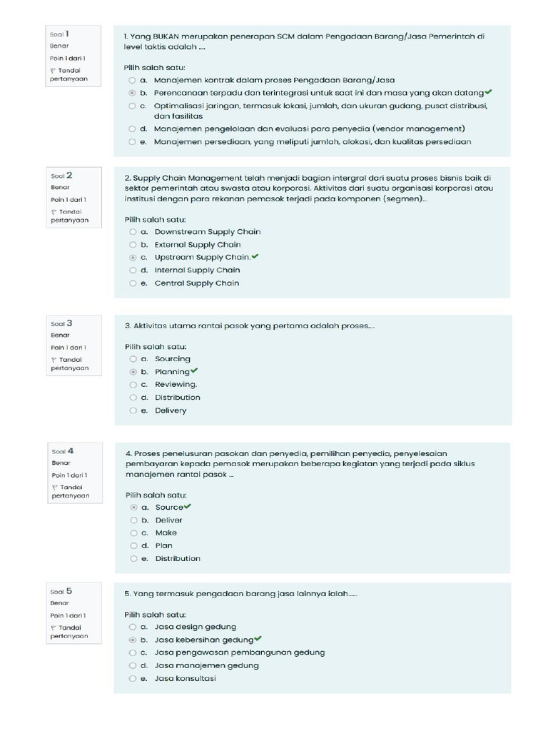 Tryout Ke 2 PBJ Level 1 | PDF