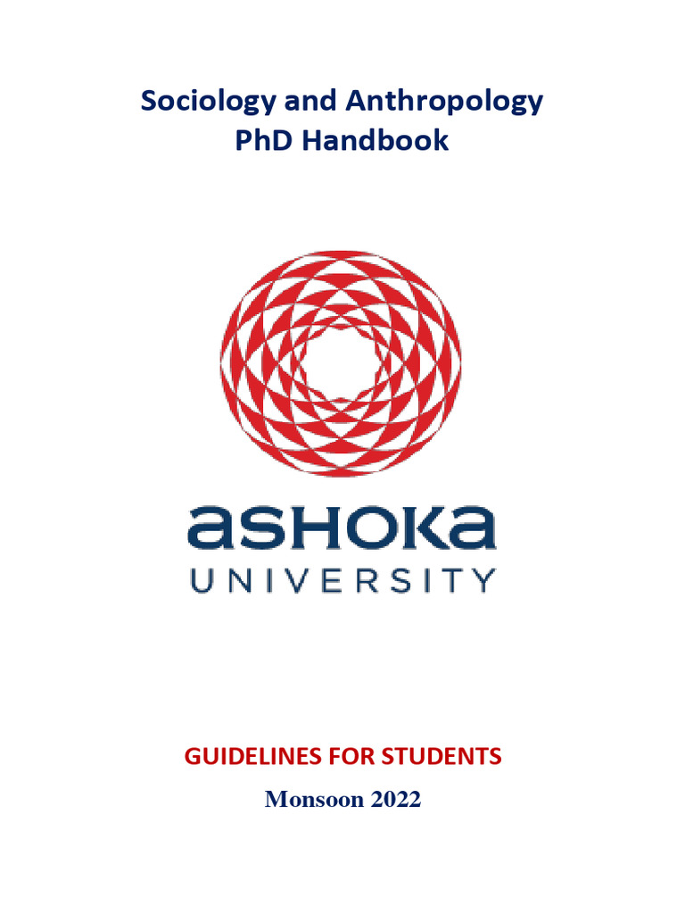 PhD Handbook for Sociology and Anthropology | PDF | Thesis | Doctor Of ...