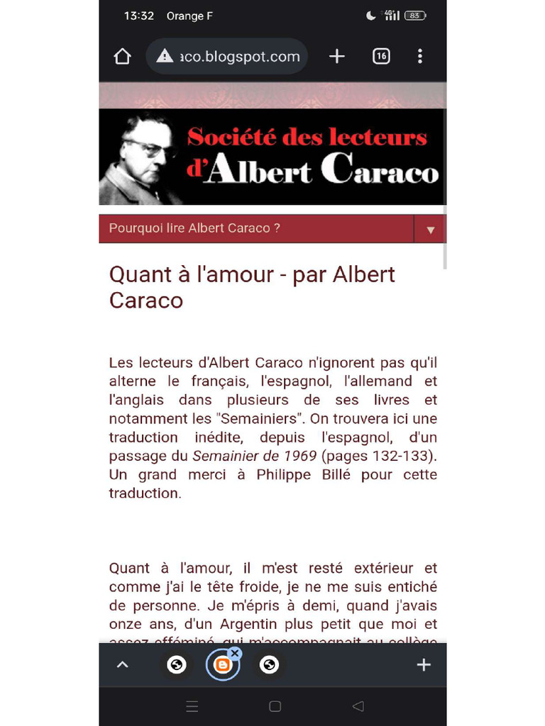 Quant À L'amour - Albert Caraco | PDF