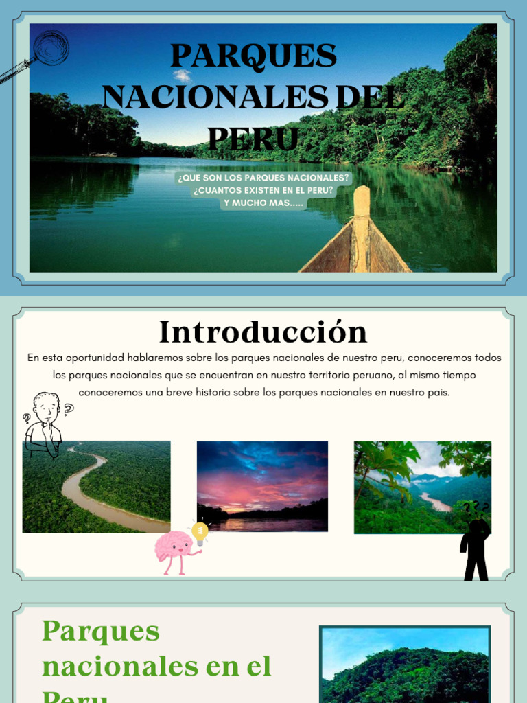 Parques Nacionales del Perú: Guía Completa | PDF | Perú | Entorno natural