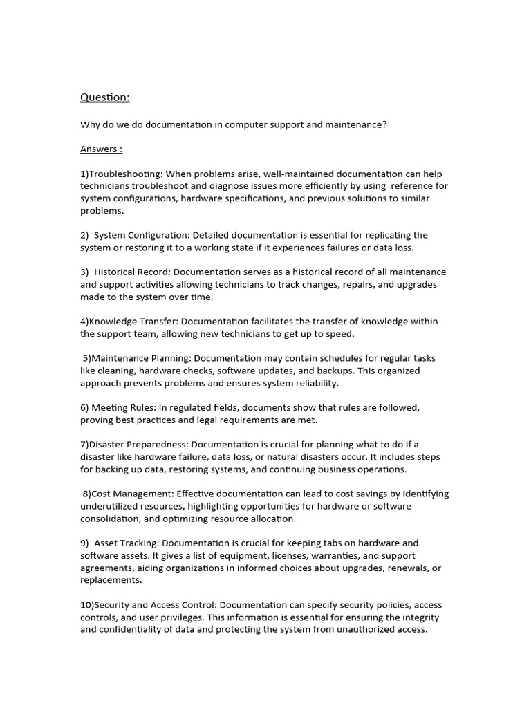 Computer Documentation | PDF | Computer Hardware | Computer Security