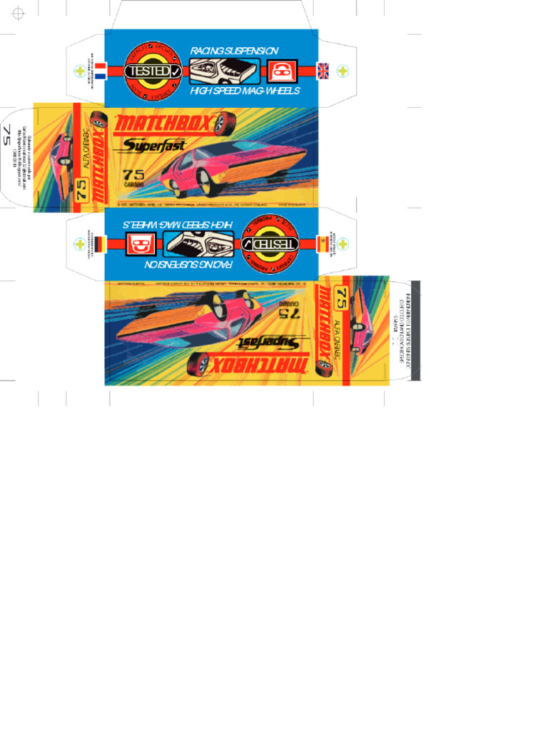 Caja - Matchbox Series 75 Superfast | PDF