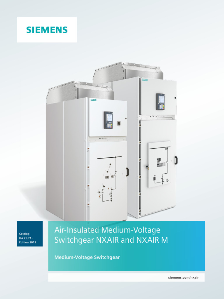 Siemens NXAIR Switchgear Catalog 2019 | PDF | Switch | Fuse (Electrical)