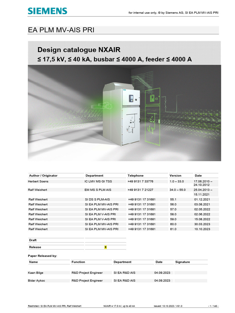 NXAIR Design Catalogue | Download Free PDF | Fuse (Electrical ...