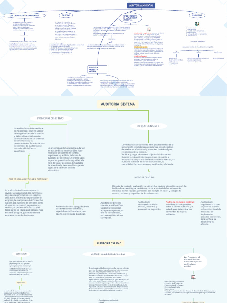 Actividad 1 -Mapas Conceptuales de Tipo de Auditorias -De Calderon Vargas Vania | PDF ...