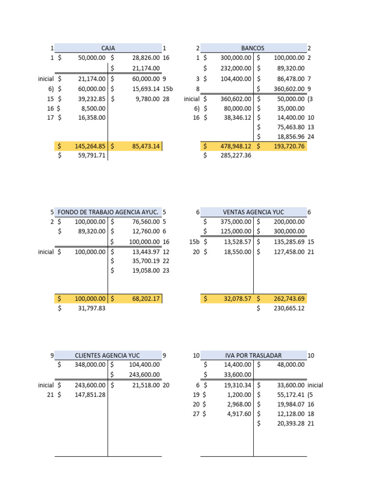 Matriz 1 | PDF | Contabilidad | Impuesto al valor agregado