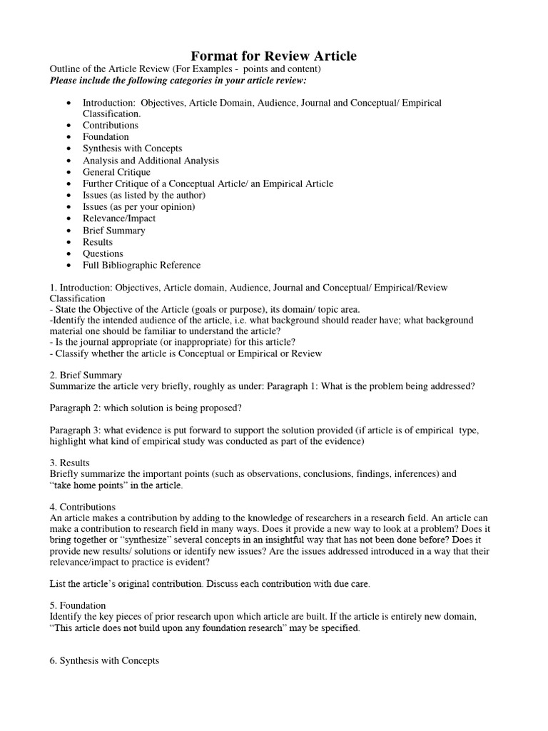 Format Review Paper | Download Free PDF | Logic | Empirical Evidence