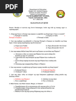 Quiz Bee in Araling Panlipunan (Grade 6) - Quizizz | PDF