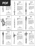 PD2 Runeword Weapon Grid Guide | PDF | Melee Weapons