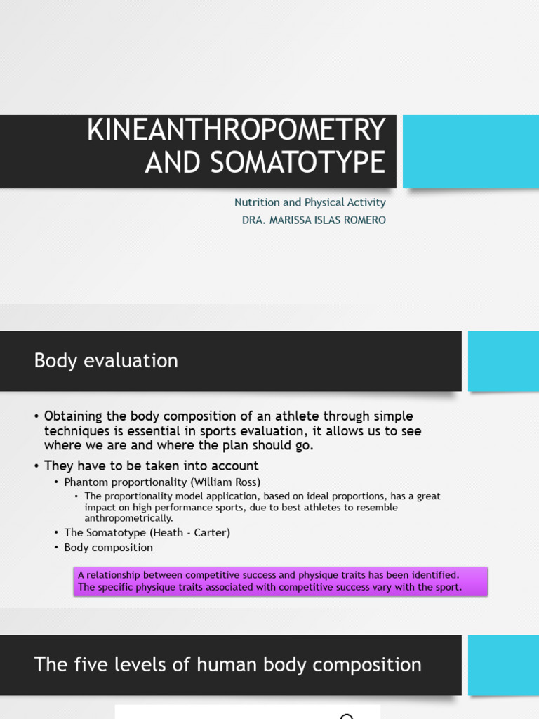 8.kineanthropometry and Somatotype | PDF | Anatomical Terms Of Motion | Elbow