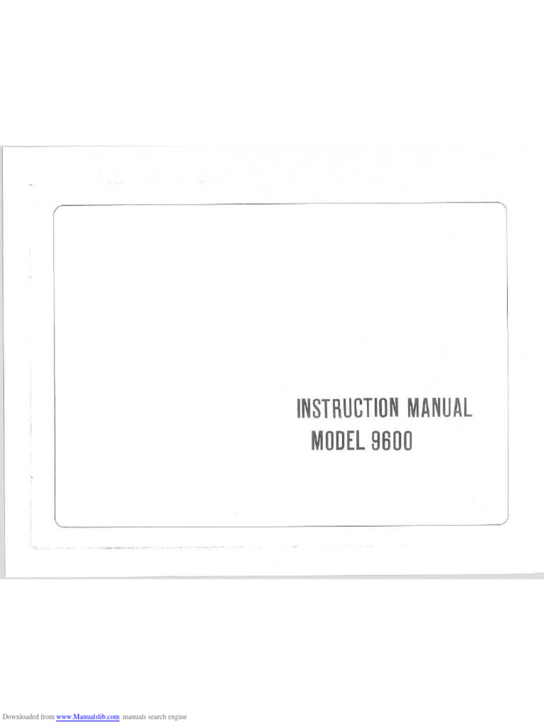 Riccar 9600 Sewing Machine Instruction Manual | PDF | Internet Search ...