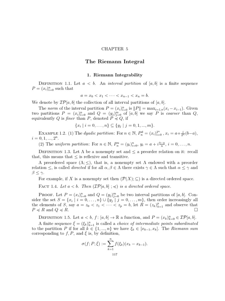 Chapter05 | PDF | Mathematical Concepts | Analysis