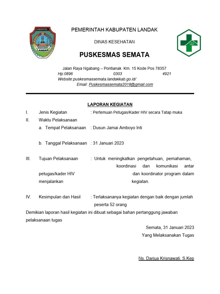 SPJ Pertemuan Kader Hiv | PDF