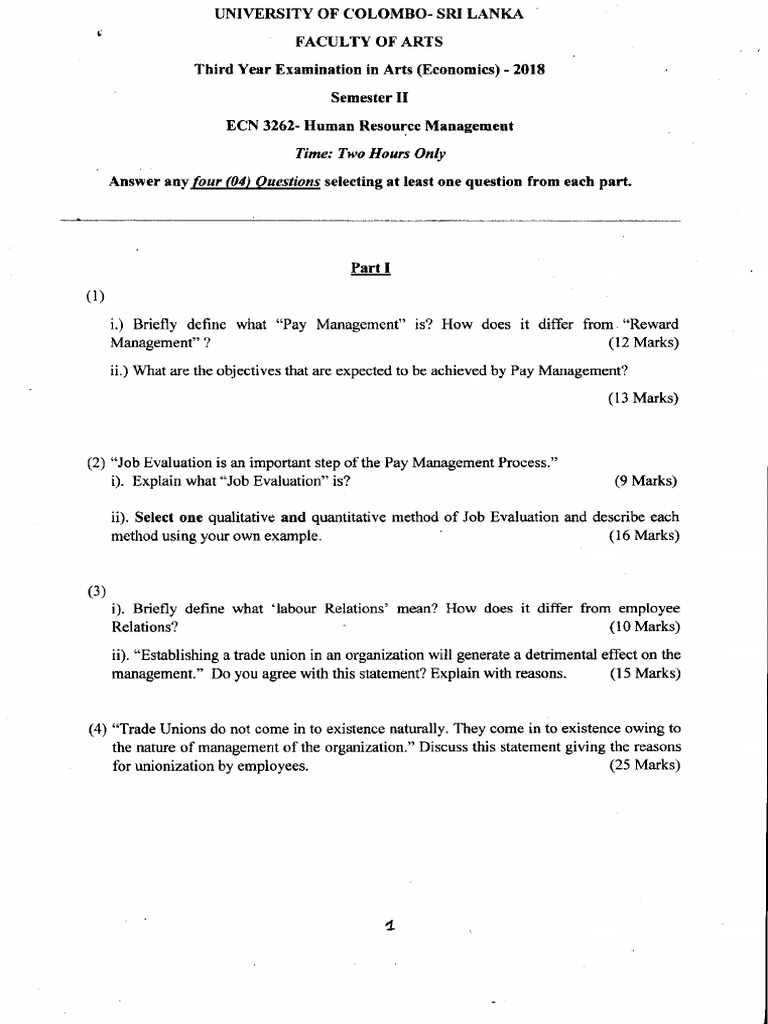 Human Resource Management (1) | PDF | Human Resource Management | Employment