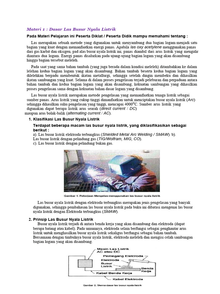Panduan Dasar Las Busur Listrik | PDF | Sains & Matematika
