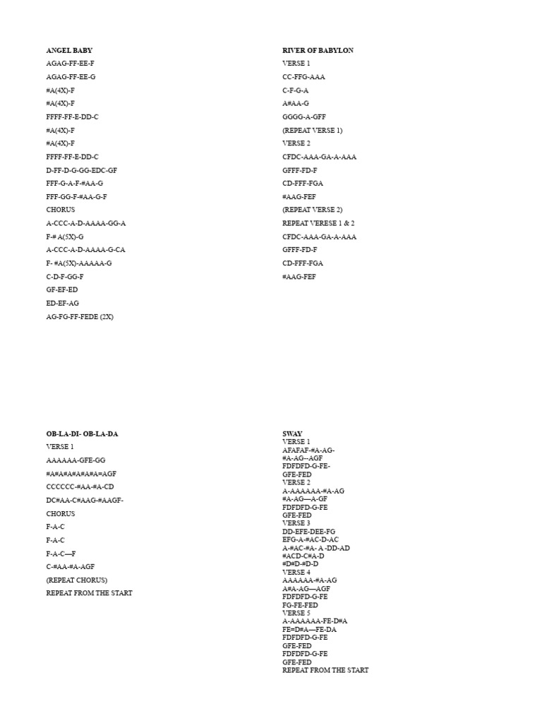 LYRE CHORDS | PDF | Song Structure | Musical Forms