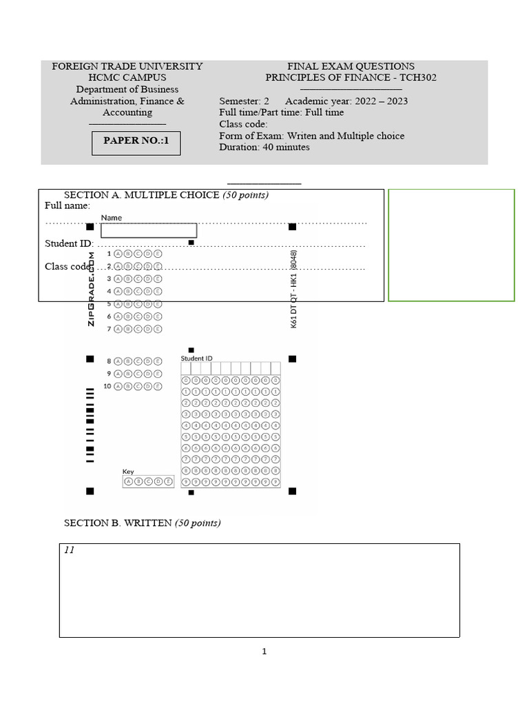 Midterm 2023 | PDF | Bonds (Finance) | Yield (Finance)