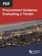 Template Tender Evaluation Report v2.0 | PDF | Business