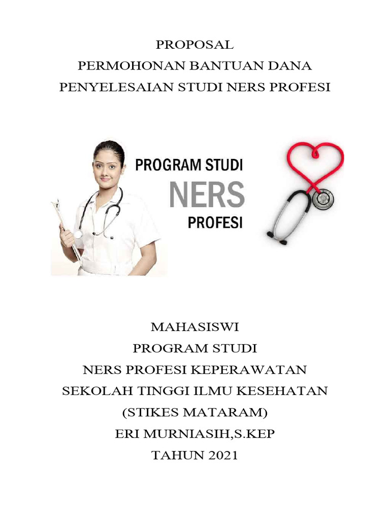 Proposal Pendidikan Ners Eri Murniasih | PDF