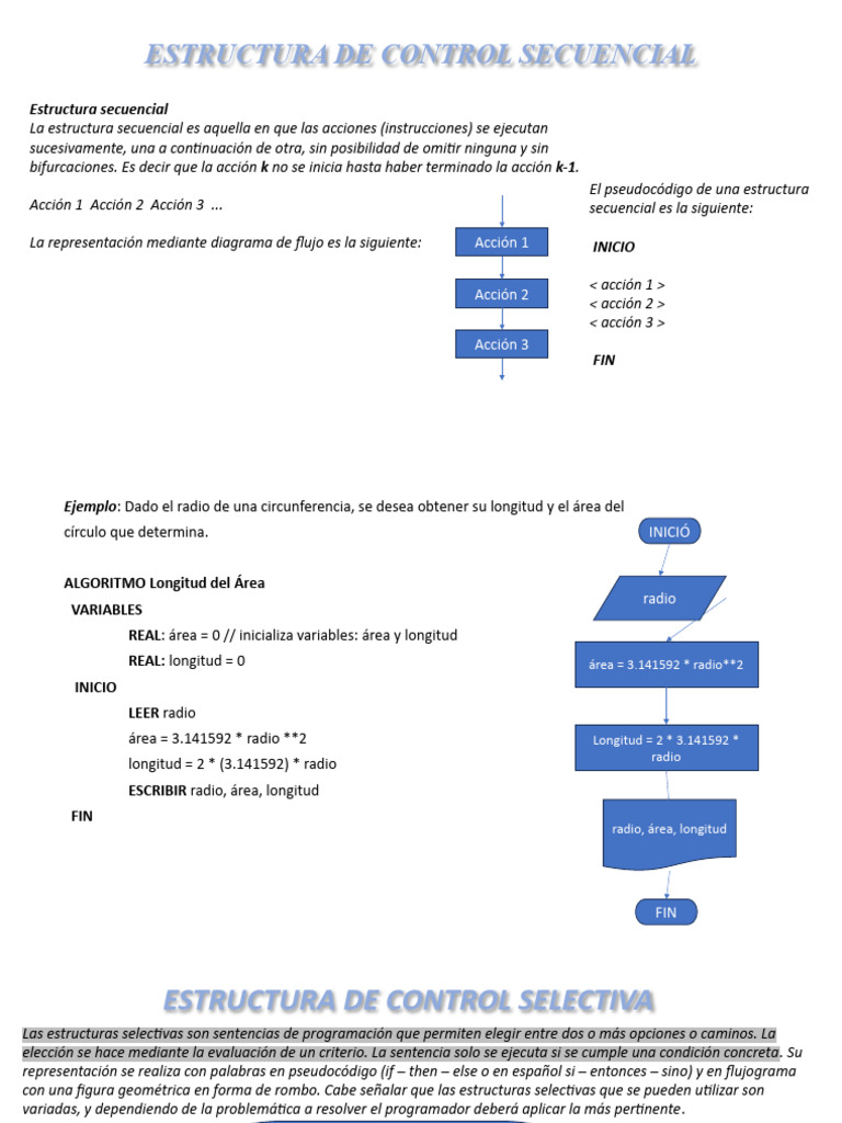 Tarea de TIC | PDF | Flujo de control | Algoritmos