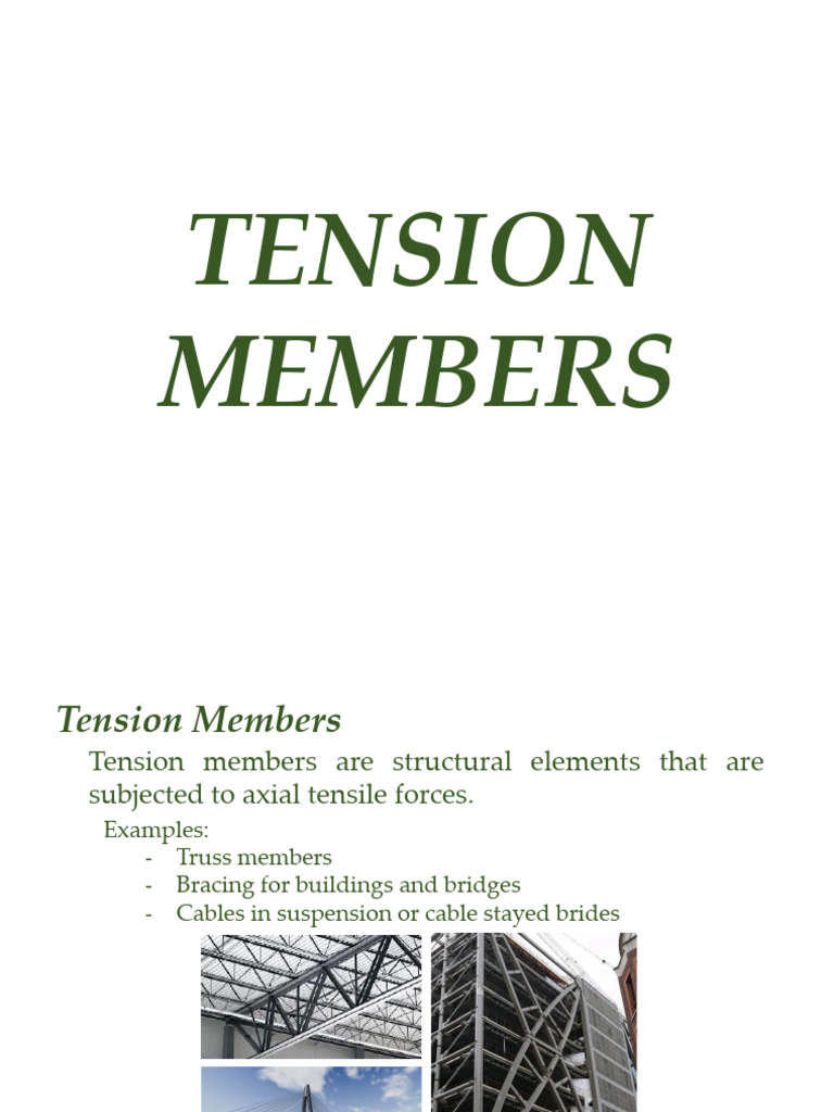 Design Strength of Tension Members | PDF | Strength Of Materials | Fracture