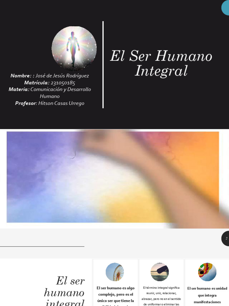 El Ser Humano Integral | PDF | Pensamiento | Mente