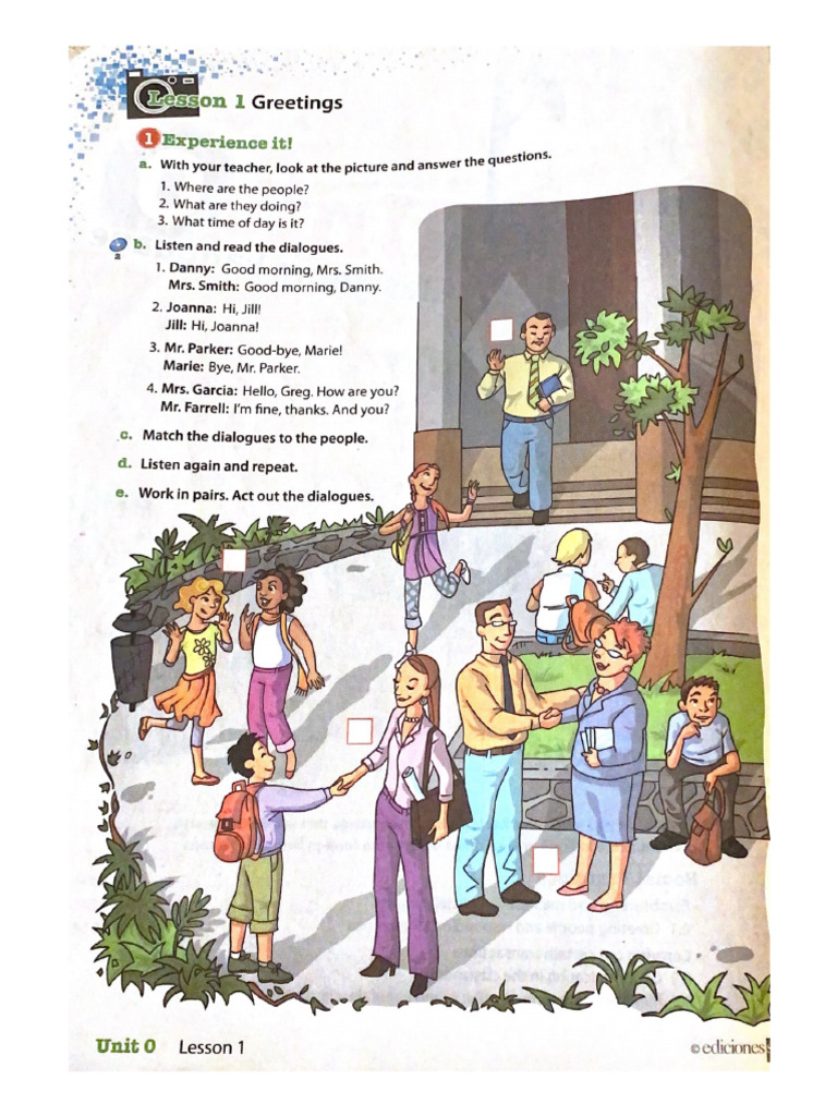 (Lesson 1 Greetings | PDF