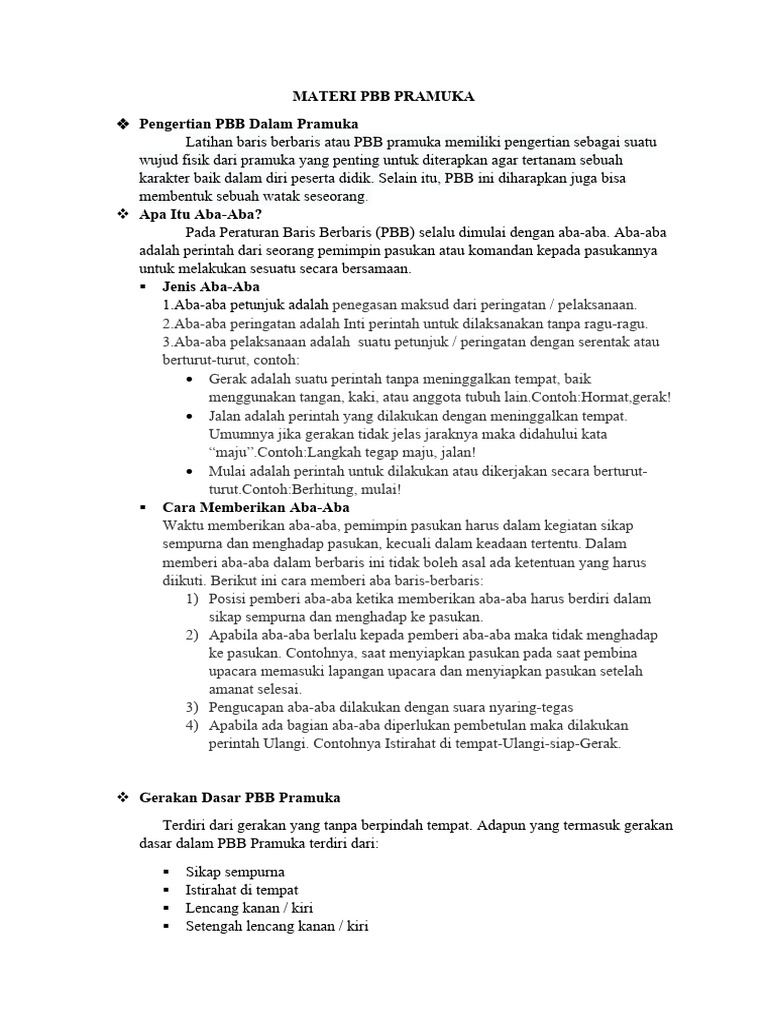 Materi PBB News | PDF