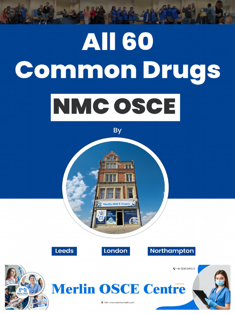 Common Drugs in OSCE | PDF | Nausea | Headache