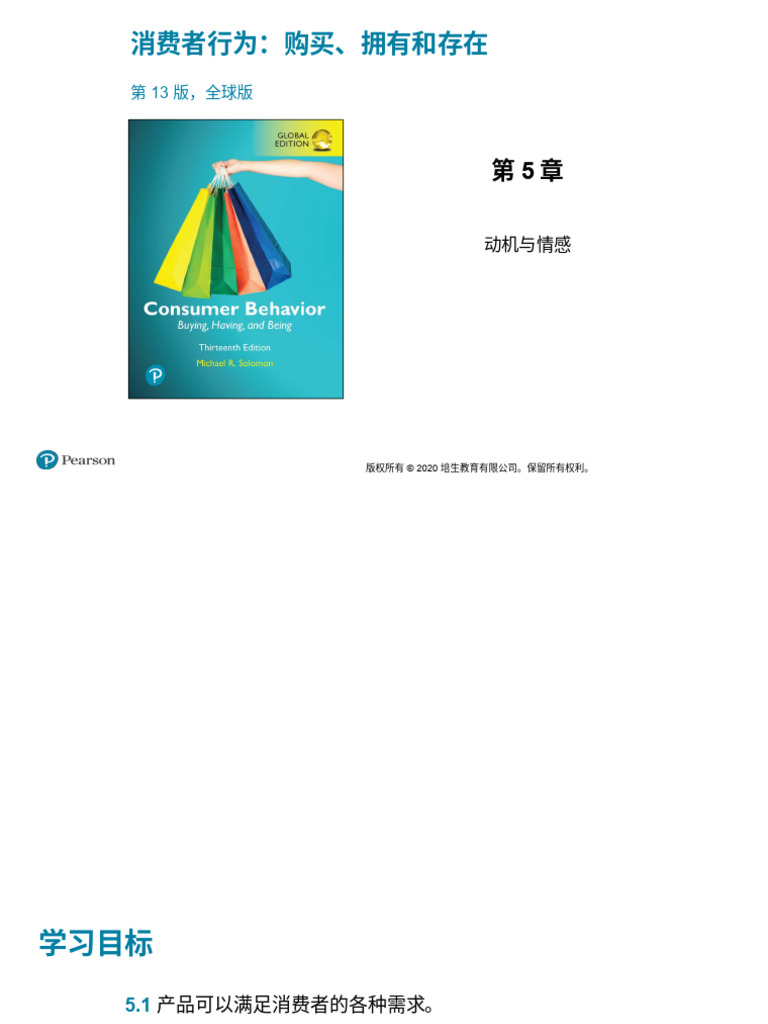 Consumer Behavior-Chap5&6 ZH | PDF