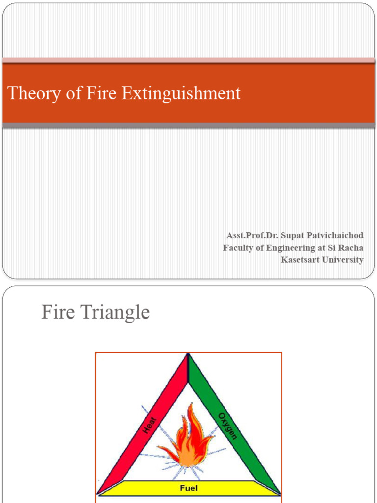 Theory of Fire Extinguishment | PDF | Fires | Combustion