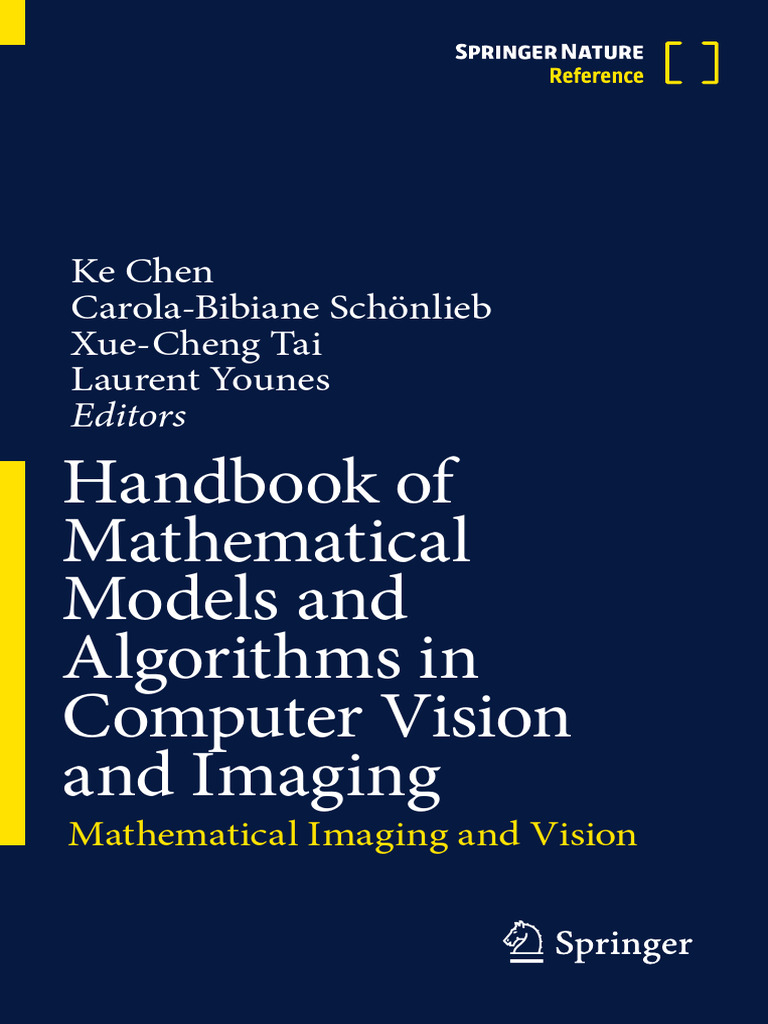 Handbook of Mathematical Models and Algorithms in Computer Vision and ... Handbook of Mathematical Models and Algorithms in Computer Vision and ...
