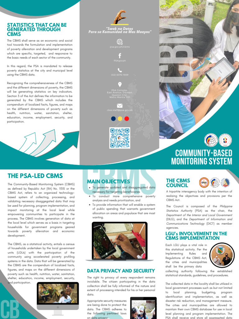 CBMS Brochure | PDF | Poverty | Poverty & Homelessness