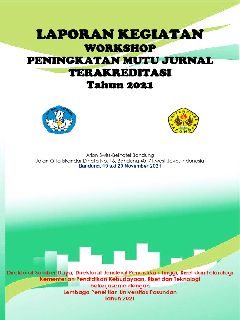 Workshop Peningkatan Mutu Jurnal 2021 | PDF