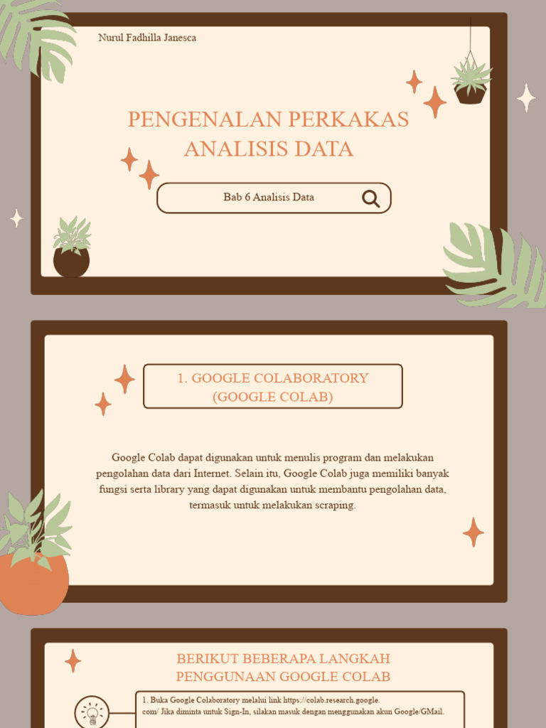 Panduan Analisis Data dengan Google Colab | PDF