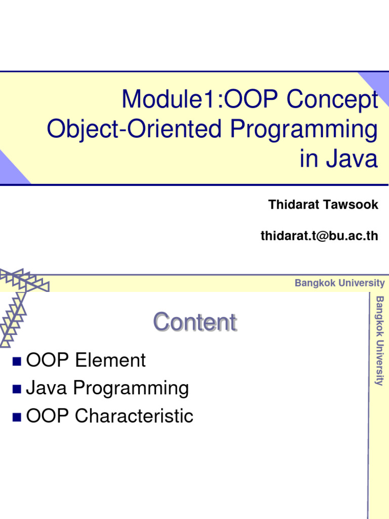 M1 Lecturer 2OOP 1 | Download Free PDF | Inheritance (Object Oriented Programming) | Class ...