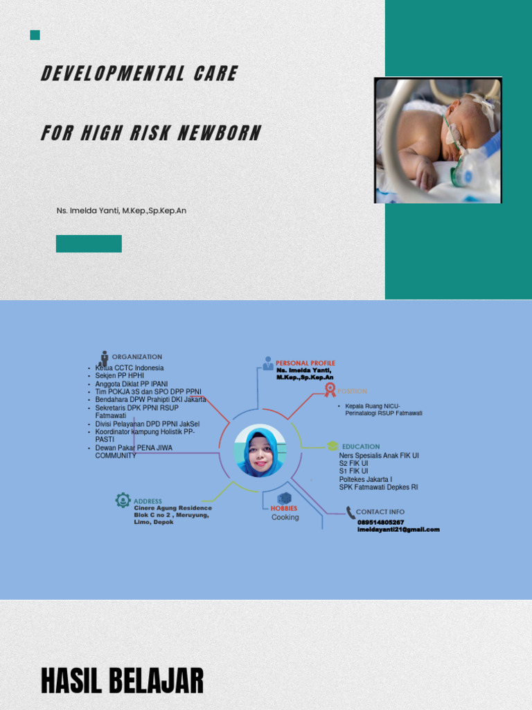 Perawatan Perkembangan Bayi Risiko Tinggi | PDF | Pengembangan Diri