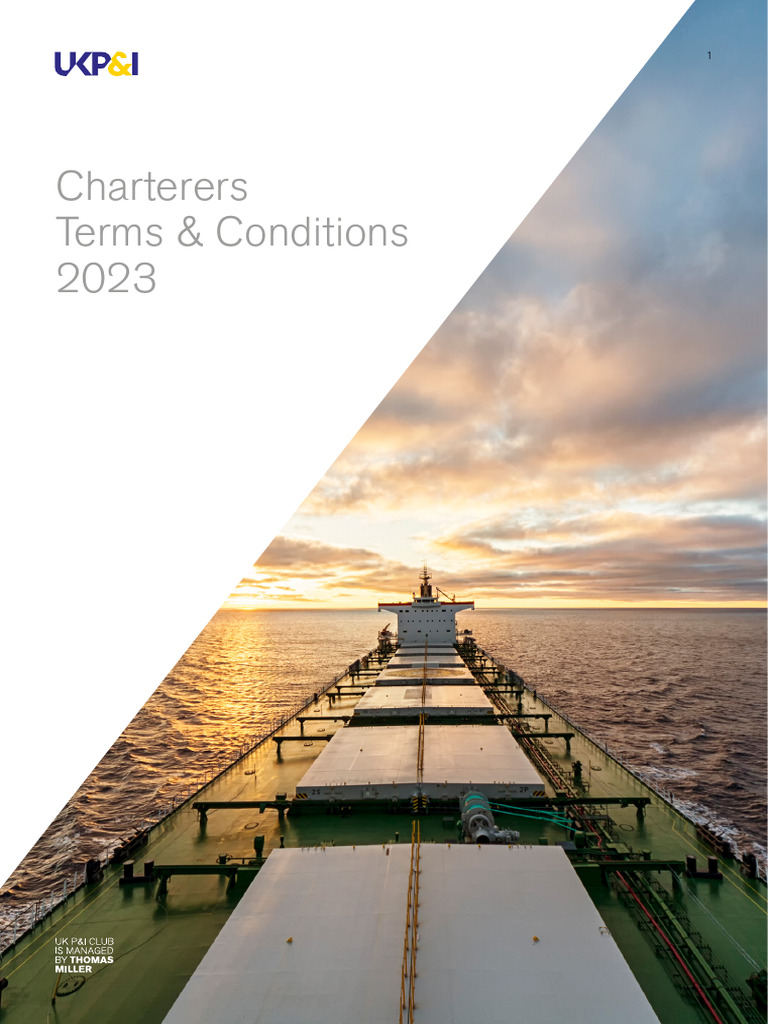 Charterers Terms and Conditions 2023 | PDF | Bill Of Lading | Insurance