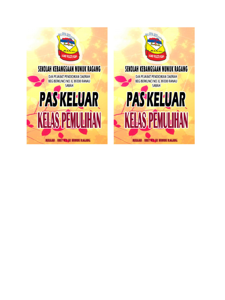 Pas Keluar | PDF