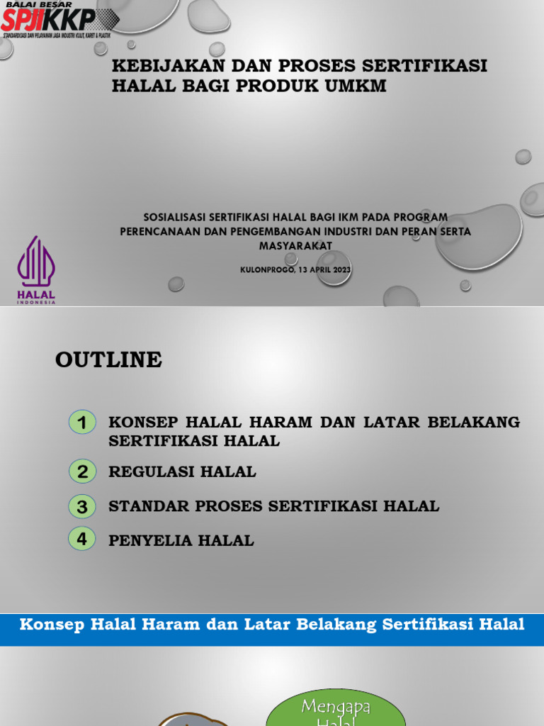 Proses Sertifikasi Halal UMKM | PDF