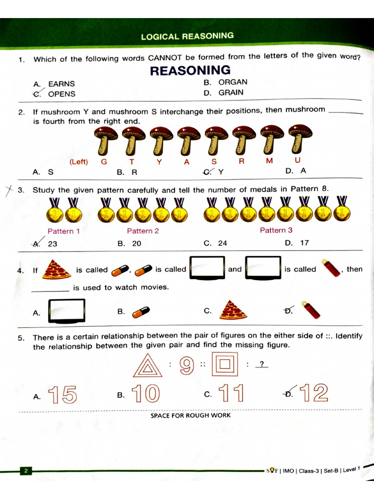 C3 IMO Sample Paper | PDF