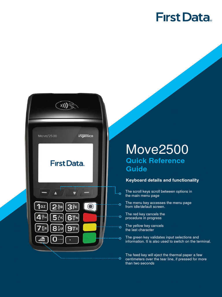 MOVE2500 Quick Reference Guide | PDF | Receipt | Computing