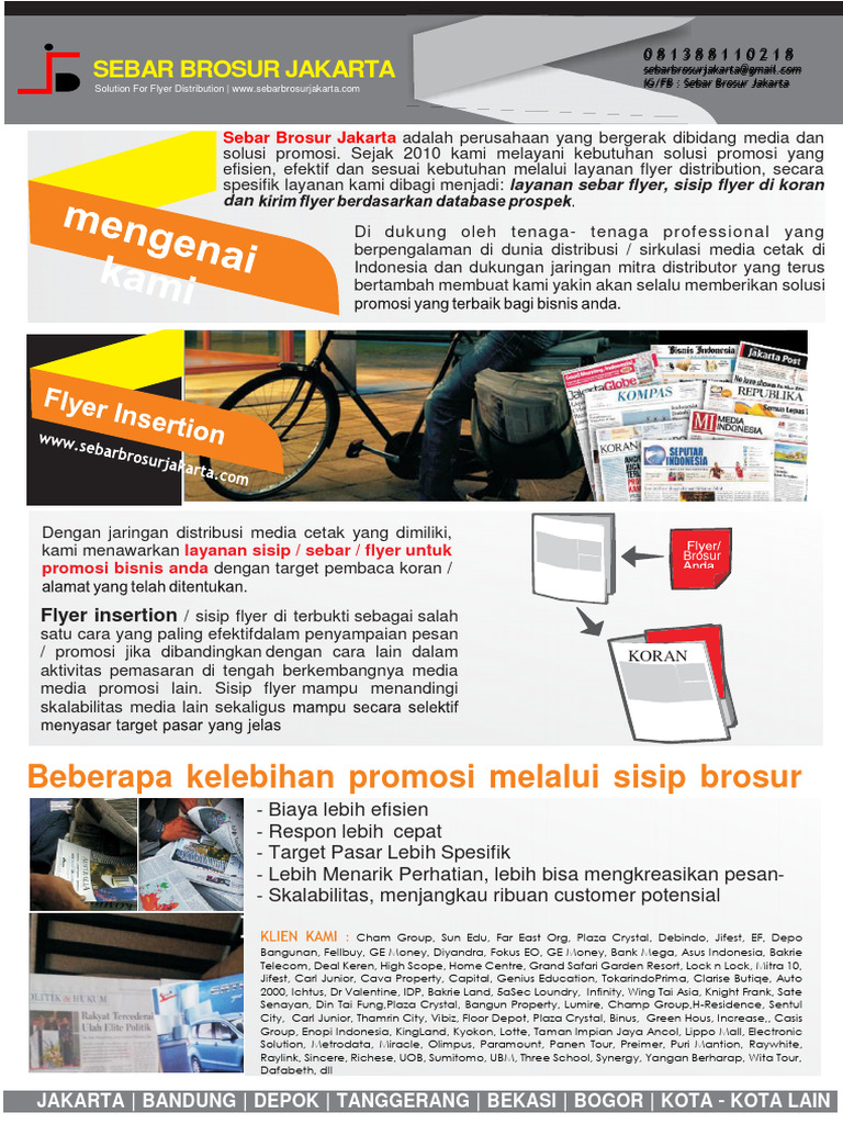 Sebar Brosur untuk Promosi Bisnis | PDF