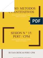 Metodo Pert y CPM Ejemplos | PDF