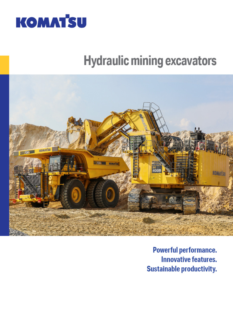 Hydraulic Mining Excavators Overview | PDF | Mining | Reliability ...