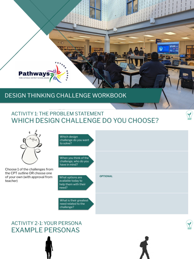 Design Thinking Challenge Workbook | PDF | Science Education | Prototype