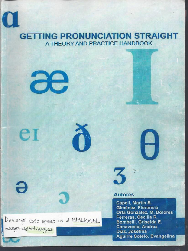 Getting Pronunciation Straight | PDF
