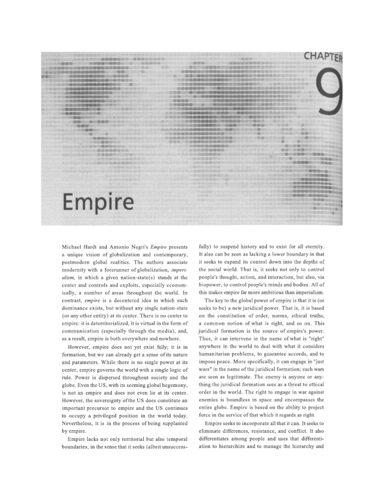 Hardt and Negri - Empire | PDF