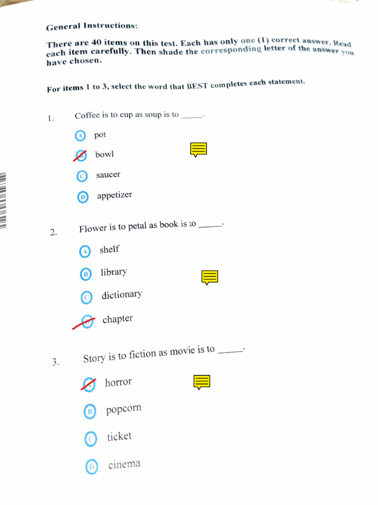 Pep Ability Test | PDF