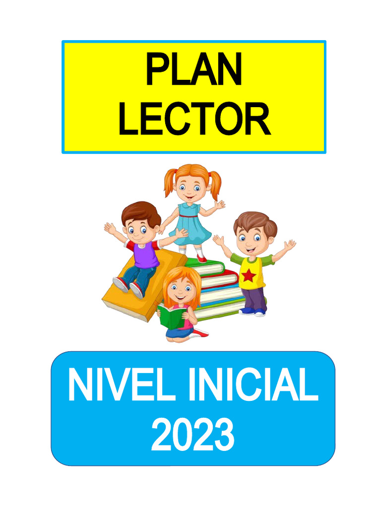 PLAN LECTOR 2023 - INICIALmodelo | PDF | Evaluación | Educación primaria